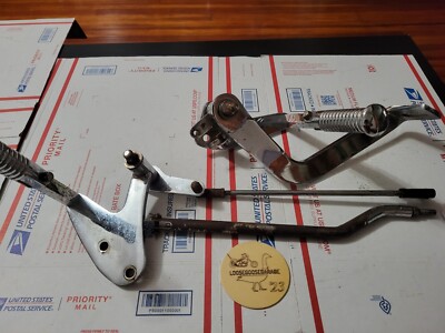 91-17 Harley Davidson Dyna Forward Controls Chrome Brake Shifter Rod ...