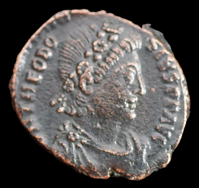 Ancient Roman Empire Coin Theodosius I 379-395 AD 3,18 gramm. 19 mm ...