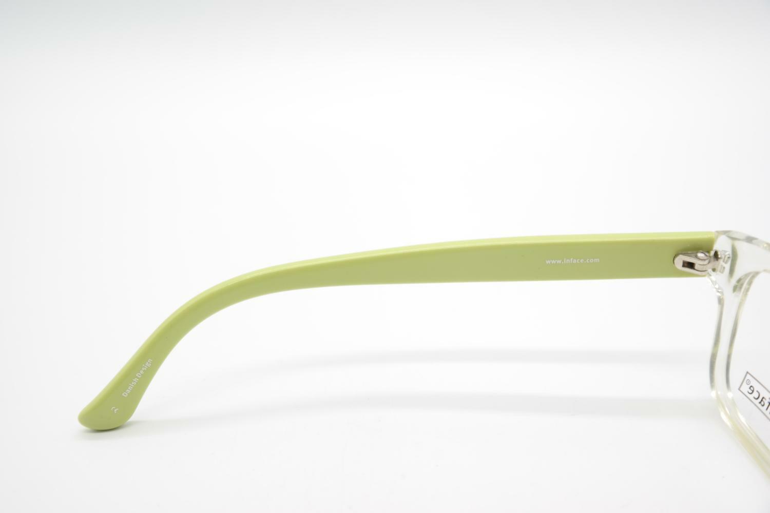 Inface if9245 Transparent Green Angular Sunglasses Frame Eyeglasses New ...