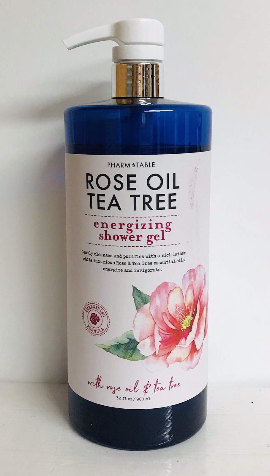 Pharm to Table ~ Rose Oil & Tea Tree Energizing Shower Gel 32 fl oz | eBay