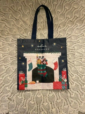 Hallmark Keepsake Christmas Ornament Debut Tote Bag 2021 - Blue | eBay