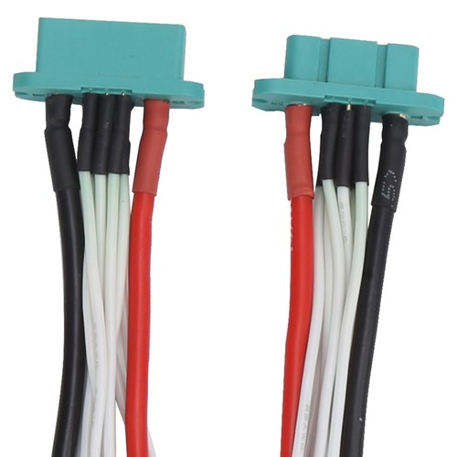 Green Male And Female 9+2 Plugs MPX Connector Cable For RC Fixed Wing ...