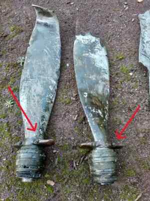 WW2 German Luftwaffe Focke-Wulf Fw 190 AIRCRAFT ; PROPELLER WHEIGHTS ...