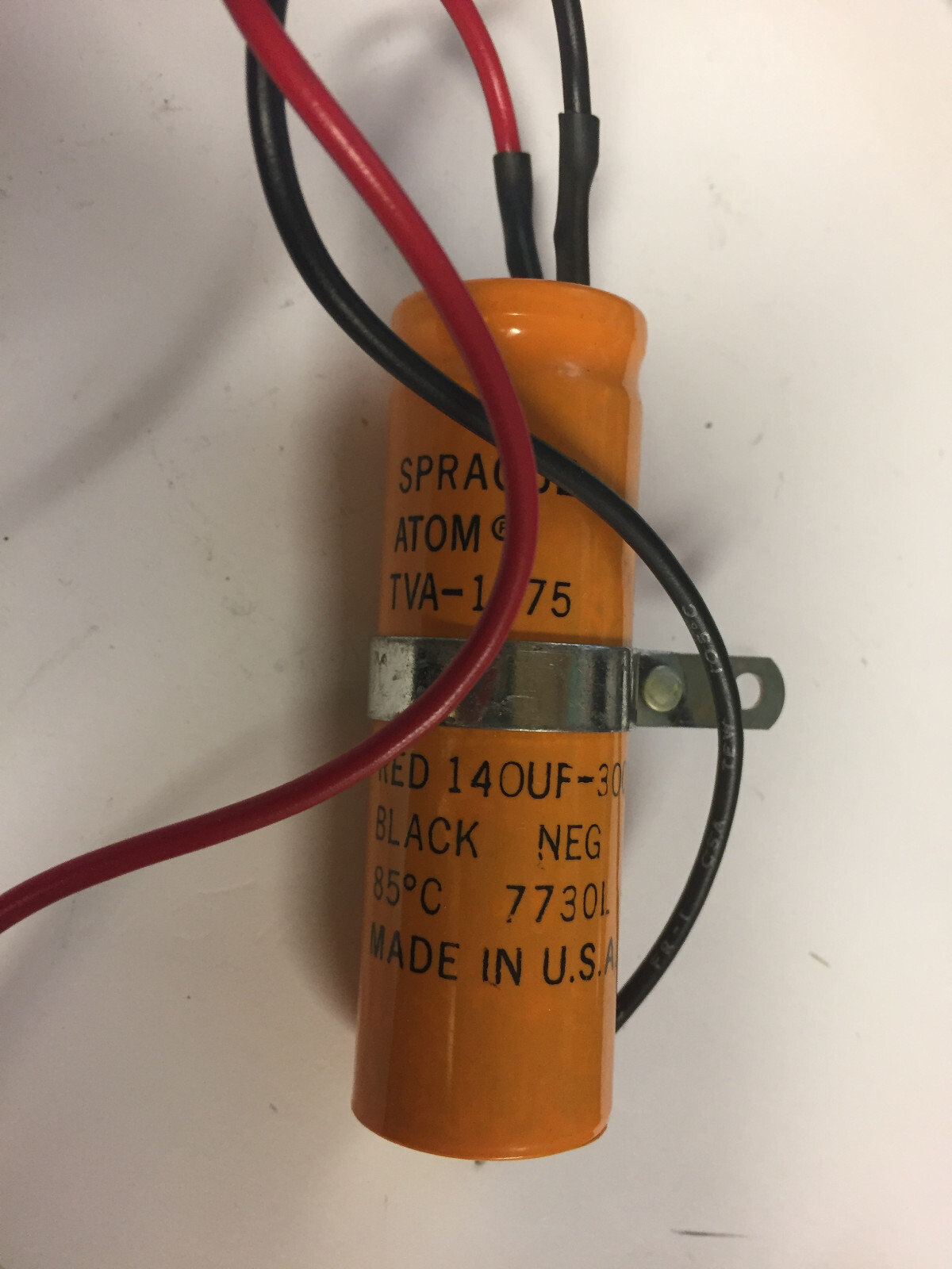 SPRAGUE ATOM TVA-1575 ALUM ELECTROLYTIC CAPACITOR 140 MFD 300V NOS | eBay