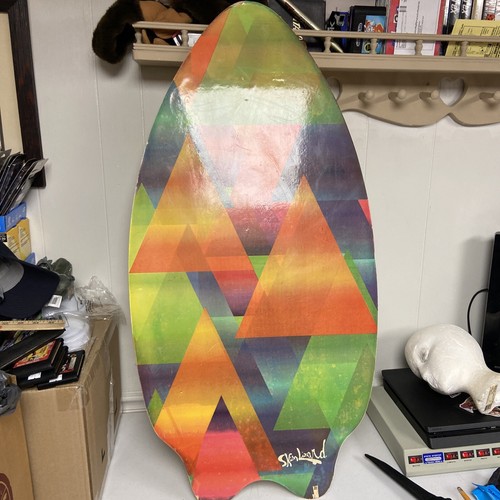 Skim Lizard Wooden Skim Board Surfer 2015 Boogie Colorful Iridescent 41 ...