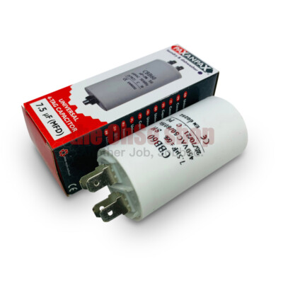 7.5uf 450v Capacitor CBB60 Tumble Dryer Motor Start/Run Zanussi ...