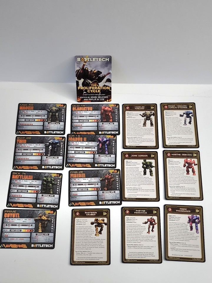 Battletech Proliferation Cycle Boxed Set Of 7 Game Labs Painted By ...