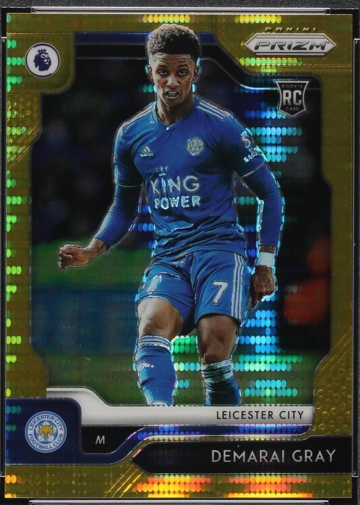 2019-20 Panini Prizm Premier League - Demarai Gray #75 Gold Breakaway ...