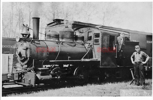 25DD303 RP 1930s/50s? MONSON RAILROAD 0-4-4T LOCOMOTIVE #4 | eBay