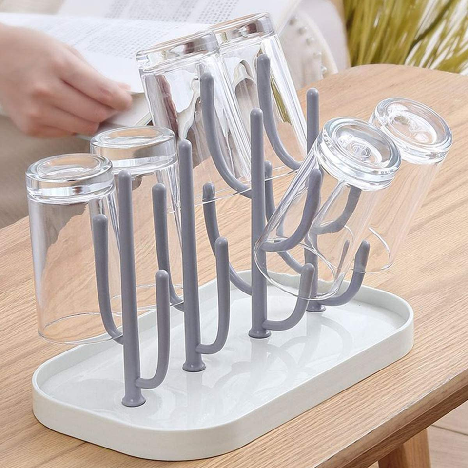 Baby Bottle Drying Rack with Base, Creative Tree Branch Baby Bottle ...