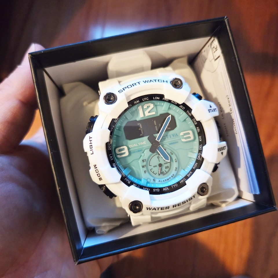 Activa Vextron X Invicta Digital Men's Watch - 52mm White (ACW1637-006 ...