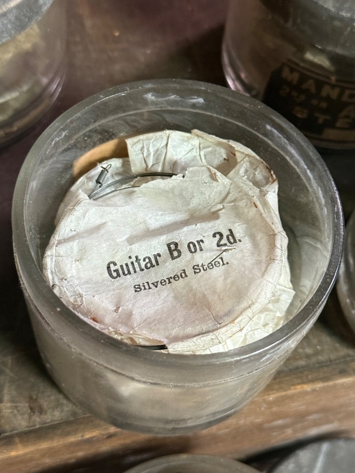 1920s Music Instrument Strings Glass Display Jars ~John Church Co ...