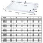 Sliding Shower Door Cubicle Enclosure and Tray Side Panel Riser Kit ...