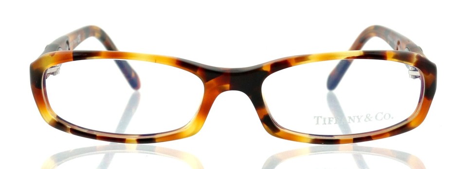 New TIFFANY & CO TF2004-G 8013 49mm Brown Havana Eyeglasses Frames ...