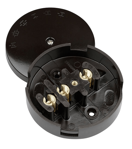 5A 20A 30A 60A Amp Click Brown Electrical Junction Boxes 3 4 & 6 ...