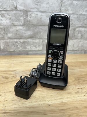 Panasonic KX-TGA410B Cordless Phone Handset w/ PNLC1018 Charging Base ...