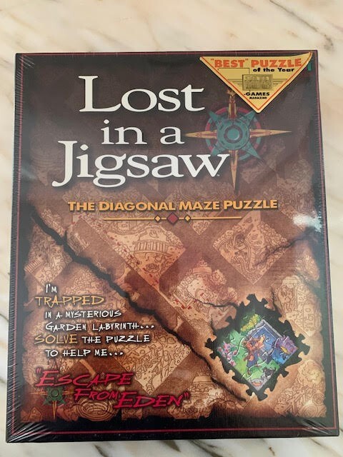 Lost In A Jigsaw Diagonal Maze Puzzle: Escape From Eden Vintage 1997 ...