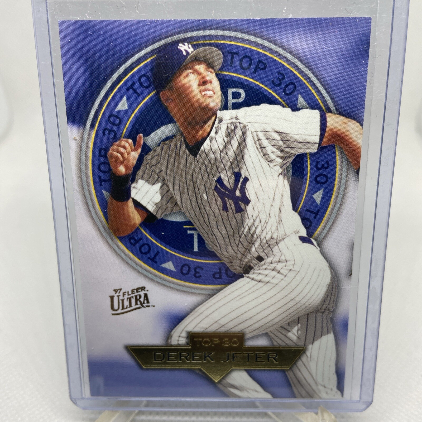 1997 Fleer Ultra DEREK JETER Top 30 Insert #9 New York Yankees | eBay