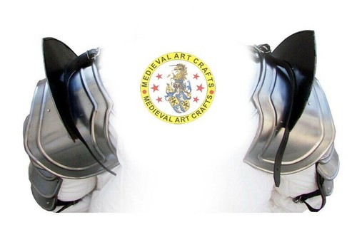 Knight Fantasy Shoulder Armor pauldron Set Cosplay Sca LARP armor ...