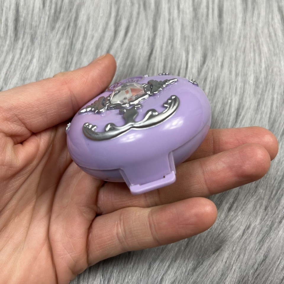 Vintage 1992 Polly Pocket Ice Kingdom Purple COMPACT ONLY | eBay