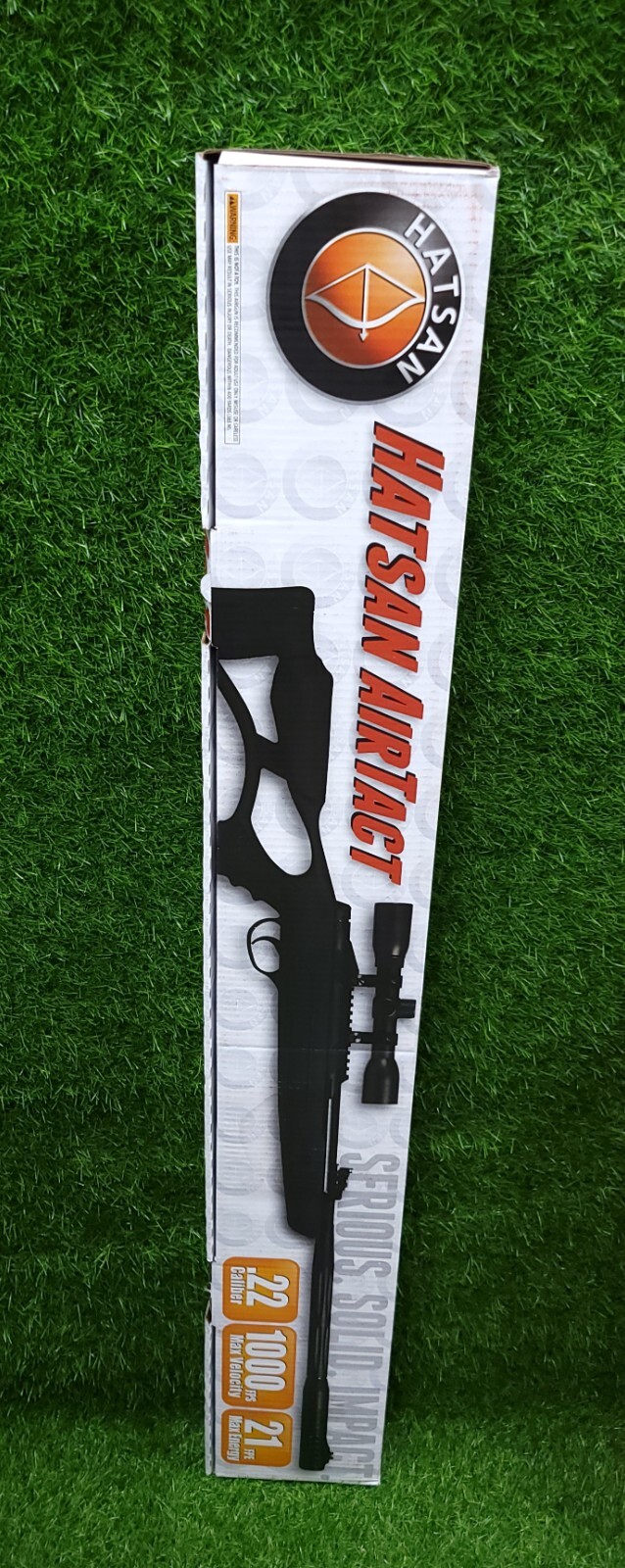 Hatsan AirTact QE Air Rifle .22 cal w/ Optima 4x32 Scope & Rings ...