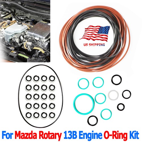 For Mazda Rx7 Rotary 13B Engine Rubber Reusable O-Ring Rebuild Kit 1986 ...