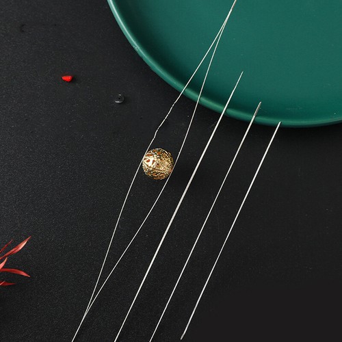 Open large eye needle beading needle middle hole needle head jewelry ...