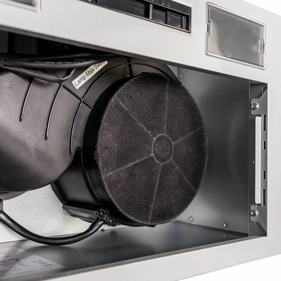 SIA 70cm Under Cupboard Canopy Built In Cooker Hood Extractor Fan ...