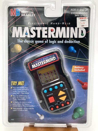 Vtg Mastermind Electronic Hand held Game Milton Bradley, 1997 New Sealed NOS 90s 32244048609| eBay