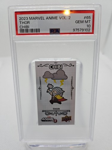 2023 MARVEL ANIME VOL. 2 #65 THOR CHIBI GEM MT PSA 10 | eBay