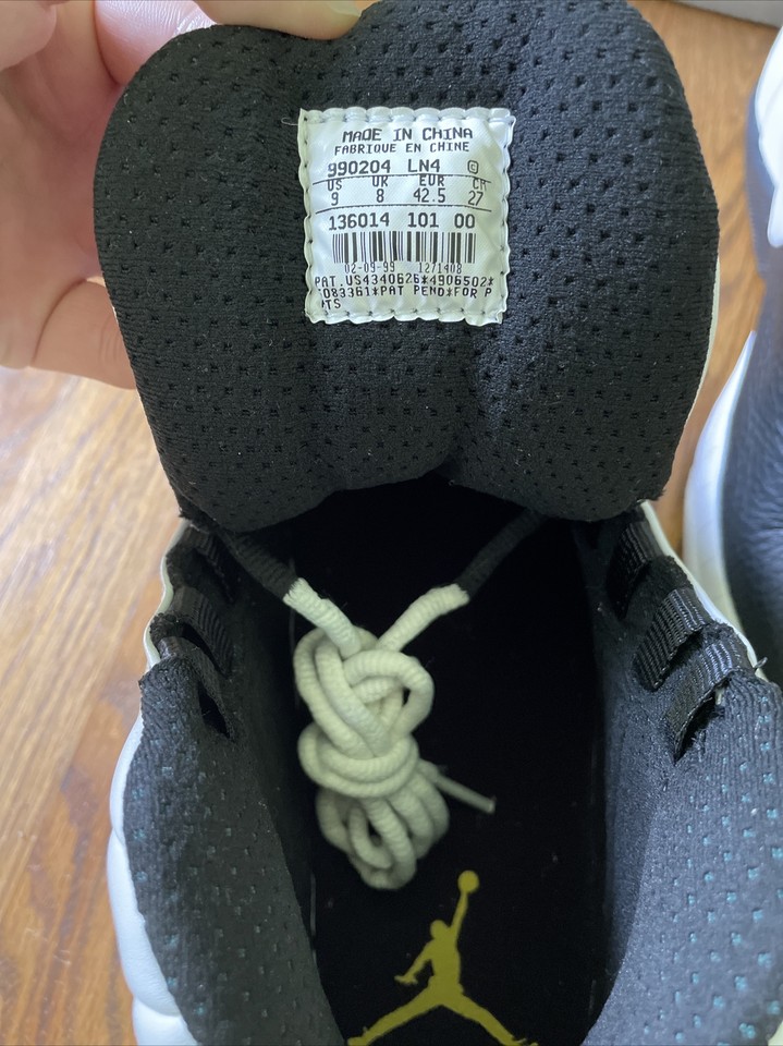 DS 1999 OG JORDAN JUMPMAN VINDICATE VIN BAKER US 9 VINTAGE 136014 101 ...