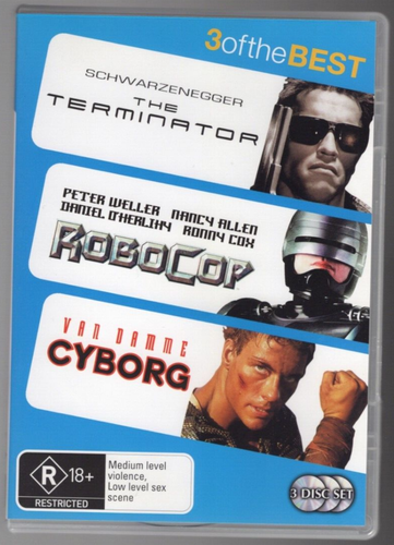 The Terminator/Robocop/Cyborg - DVD | eBay Australia
