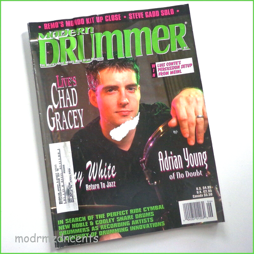 MODERN DRUMMER - June 1997 - CHAD GRACEY of LIVE + Lenny White & Adrian ...