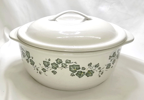 Corning Ware Corelle Round 2.5 Qt Casserole Dish w/ Lid - Callaway Ivy ...