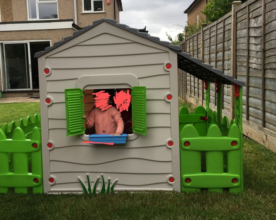 Chad Valley Farm House Kids Playhouse Outdoor Garden Toy | eBay UK