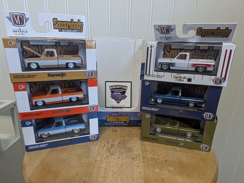 M2 Squarebody Syndicate Walmart Exclusive Set Of 6 - 2019 - Release 1 W ...