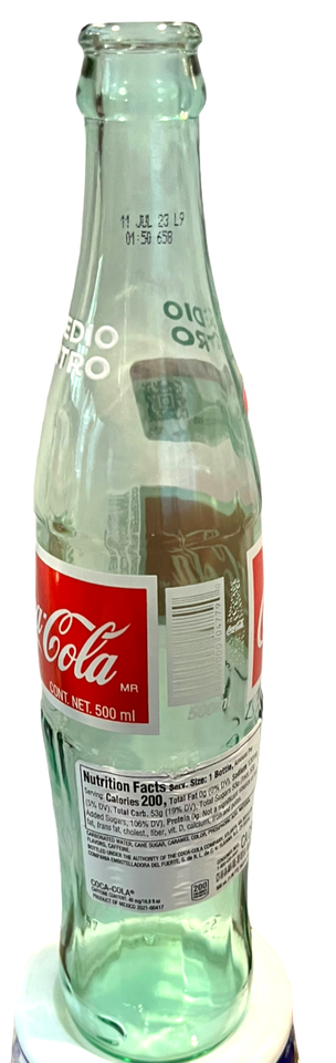 Coca Cola Glass Bottle Mexico Medio Litro 500 ml - Coke Bottle | eBay