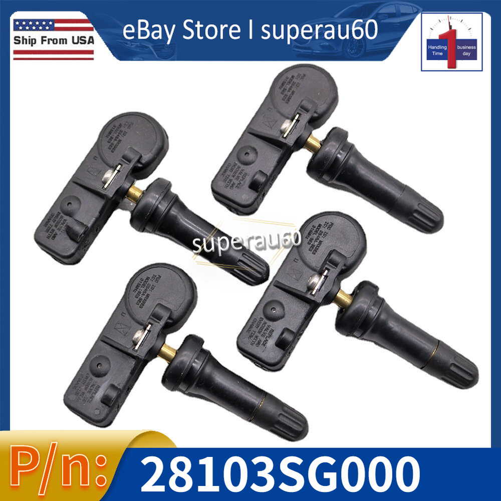 4pcs For Subaru TPMS Tire Air Pressure Sensors 315MHz 28103SG000 ...