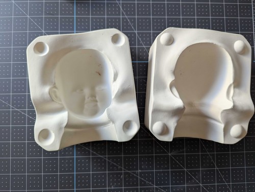 Seeley Vintage (1978) Plaster Mold - Laughing Baby Doll Head | eBay