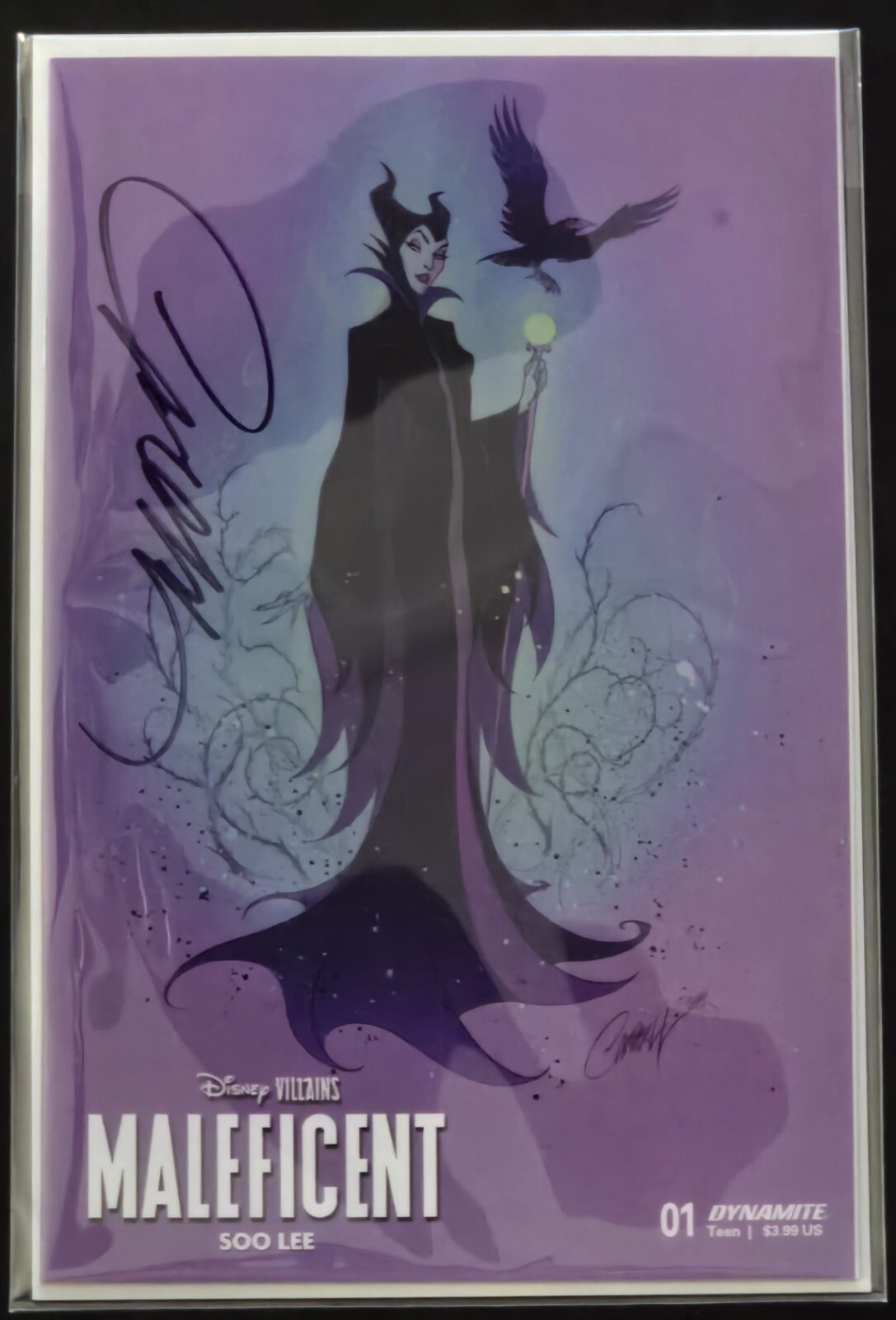 Disney Villains: Maleficent #1 (2023, Dynamite) Signed J Scott Campbell ...