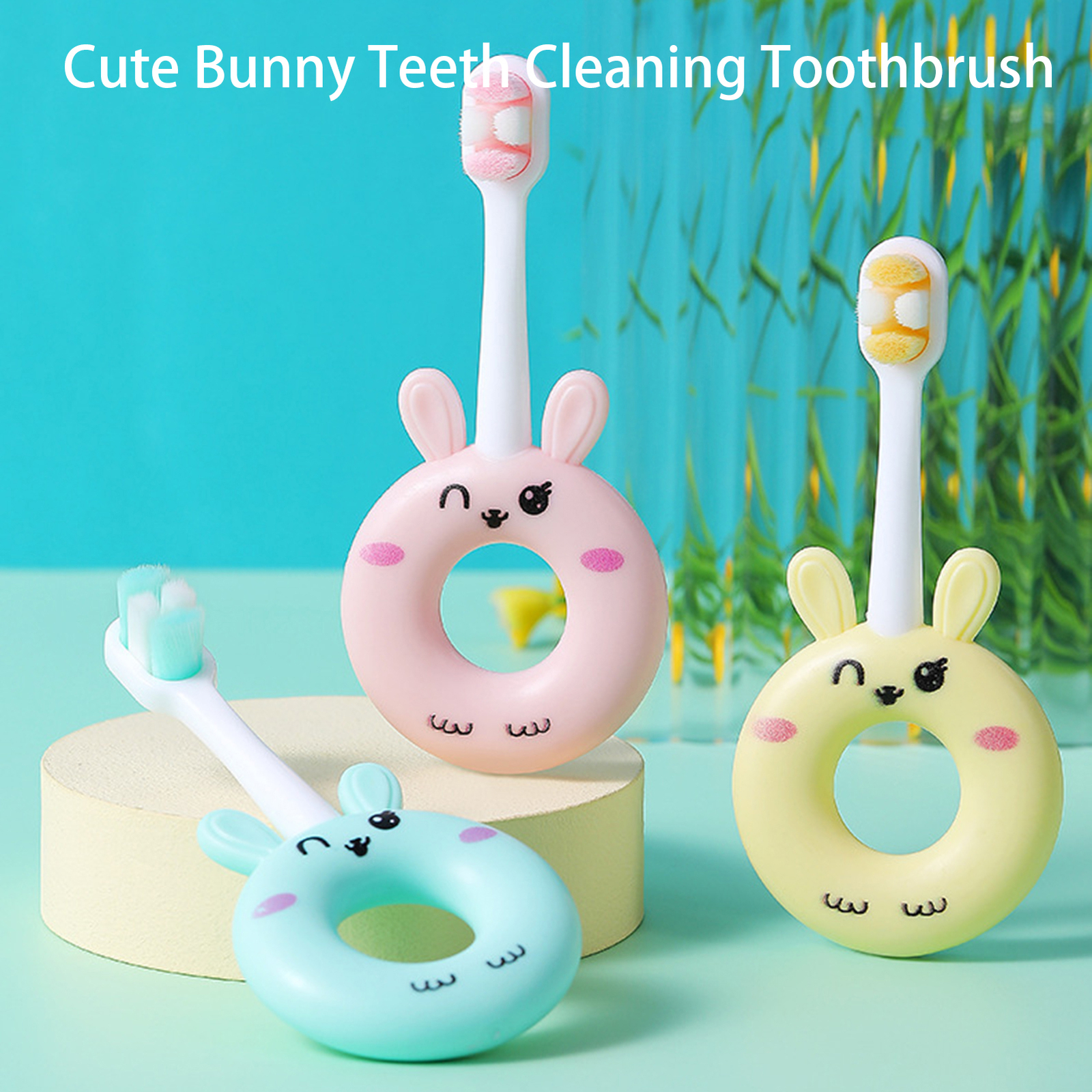 Infant Toothbrush Ergonomic Dental Caring Cartoon Rabbit Infant ...