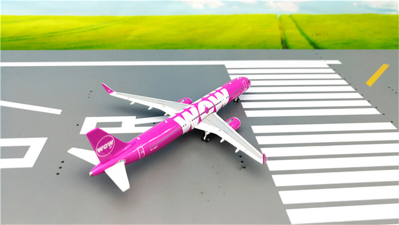 Phoenix WOW Air for Airbus A321neo TF-SKY 1/400 Diecast Aircraft Pre ...