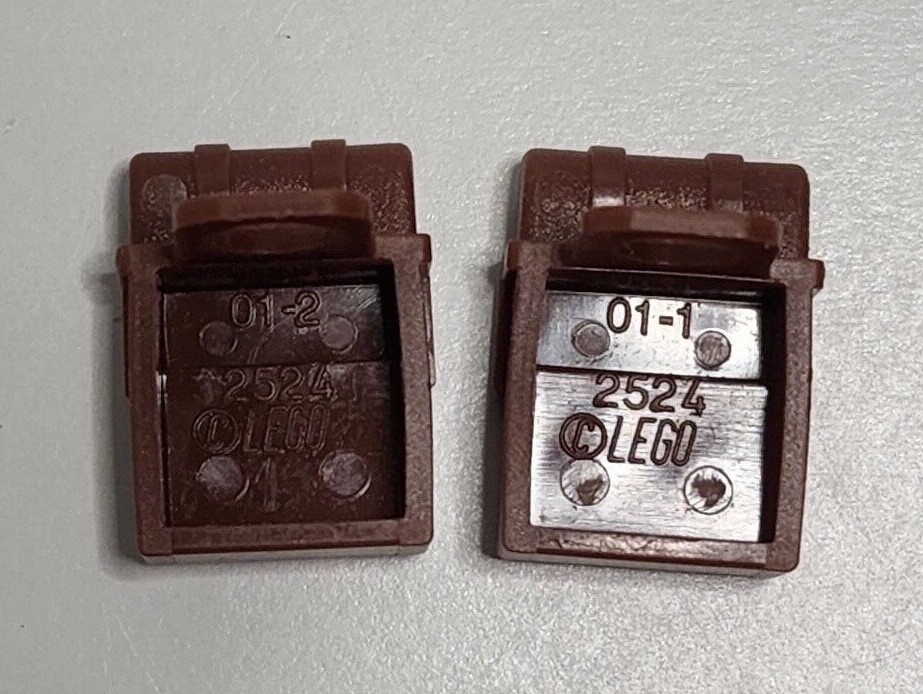 LEGO Minifigure Backpack Non-Opening 2524 Reddish Brown (Lot of 2) | eBay