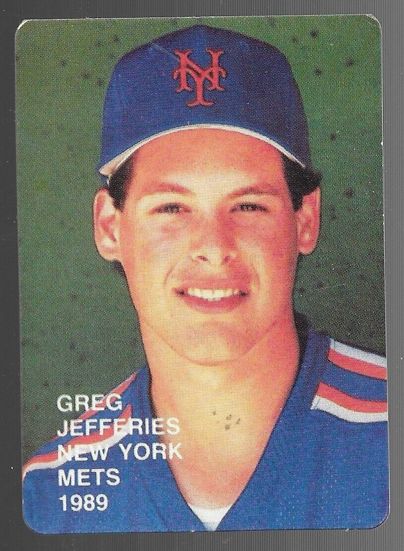1989 Odd Ball Gregg Jefferies 1 Rookies New York Mets Baseball Card ...