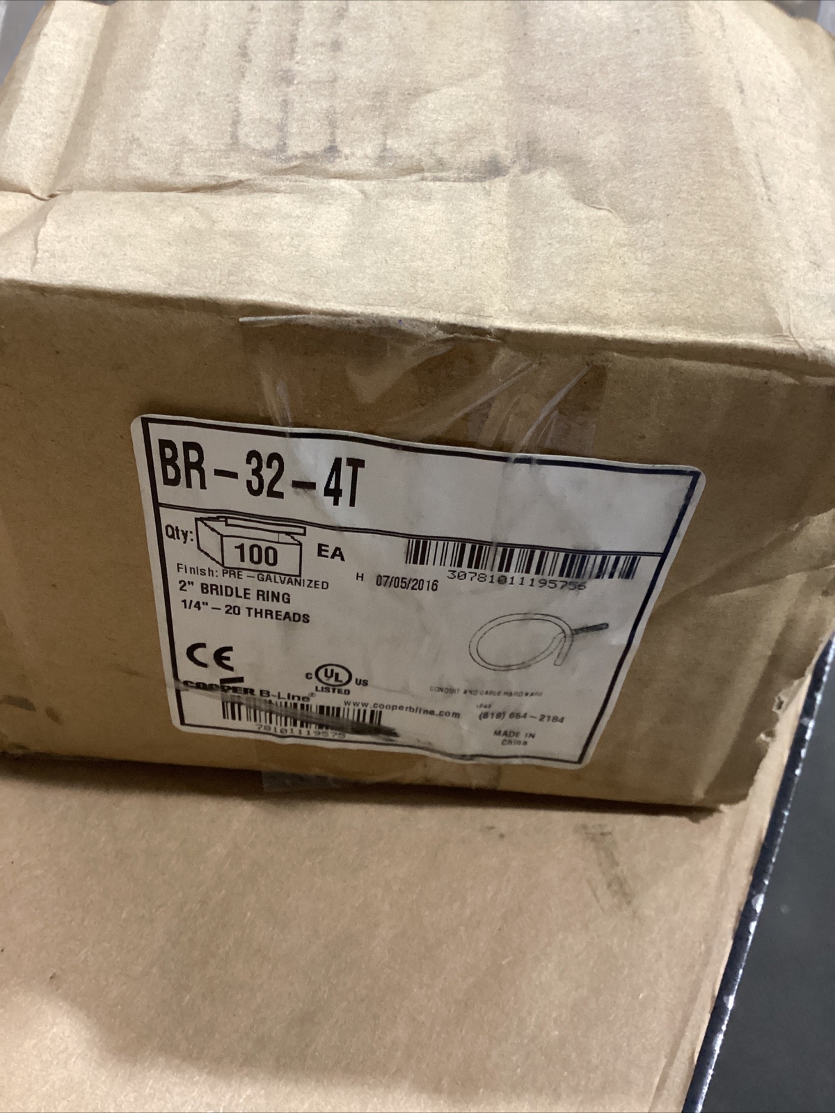 Cooper B-Line 2" Bridle Ring BR-32-4T (Box of 100) for sale online | eBay