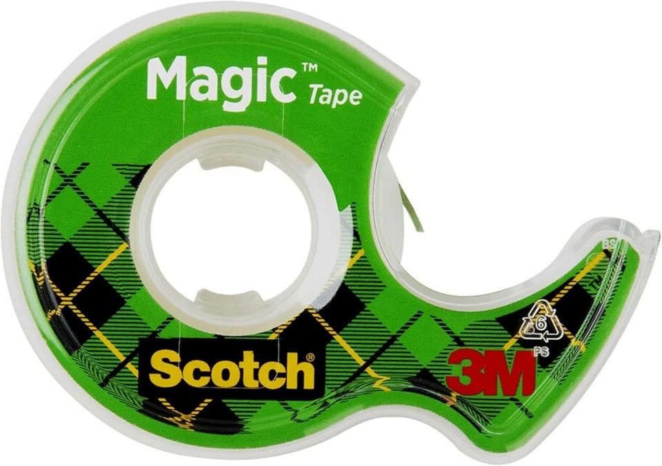 Scotch Magic Tape 3 Rolls Invisible Clear 3/4x300 Inches Repair Tape | eBay