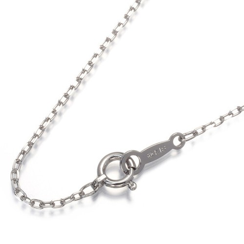 Auth MIKIMOTO Cable Chain Necklace 40cm 18K 750 White Gold | eBay
