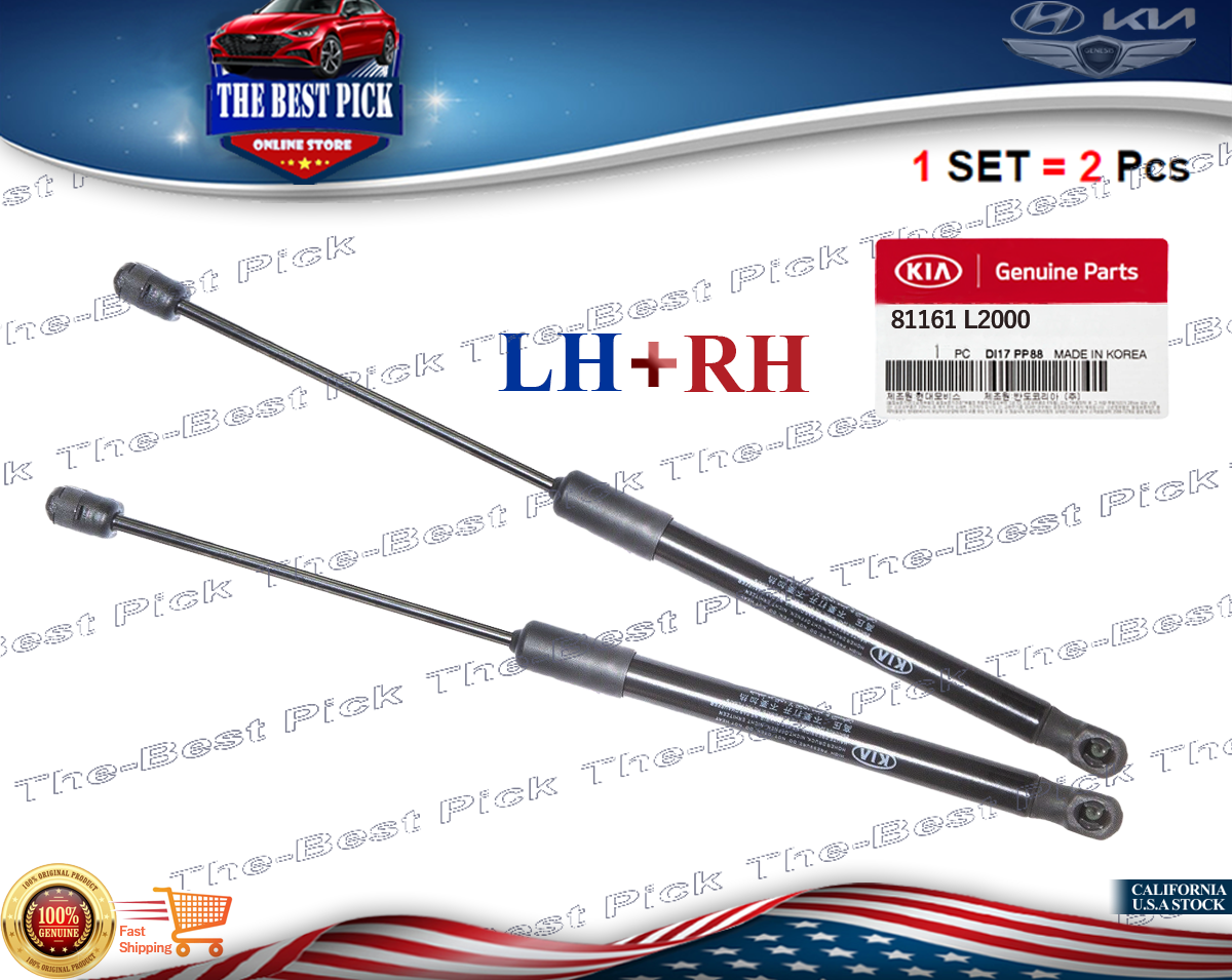⭐GENUINE⭐ Hood Lifter Support Strut ( set =2pcs ) KIA K5 2021-2023 ...