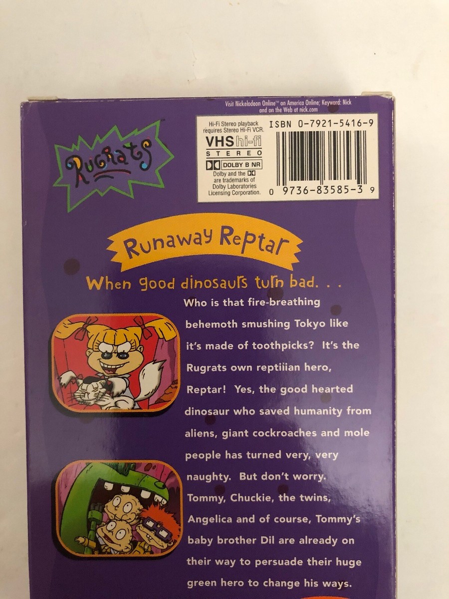 Rugrats Runaway Reptar Vhs The Rugrats Movie Vhs Promo 1999