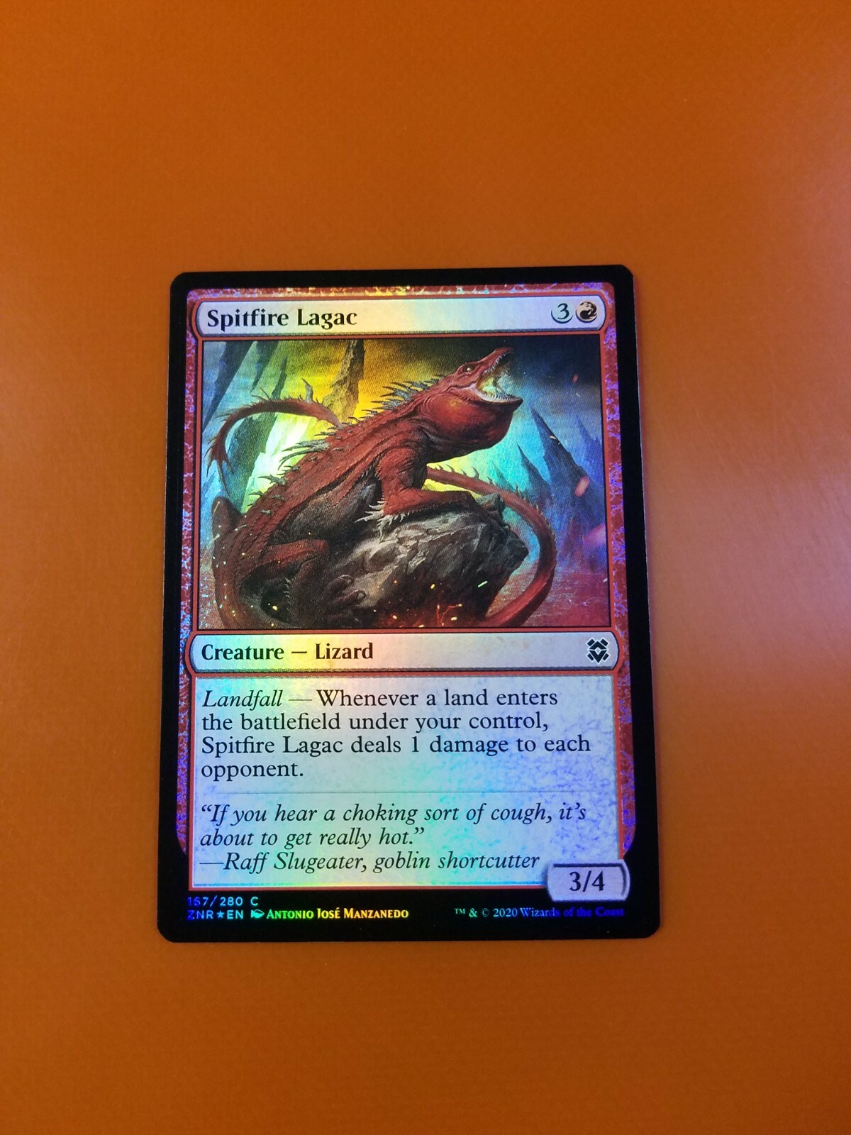 1x Spitfire Lagac | FOIL | Zendikar Rising | MTG Magic Cards | eBay